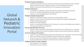 Innovative Approach to Pediatric Device Development | PPTX