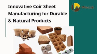 Innovative Coir Sheet Manufacturing for Durable & Natural Products.docx