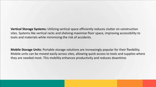 Innovative Construction Storage Solutions Enhancing Efficiency and ...