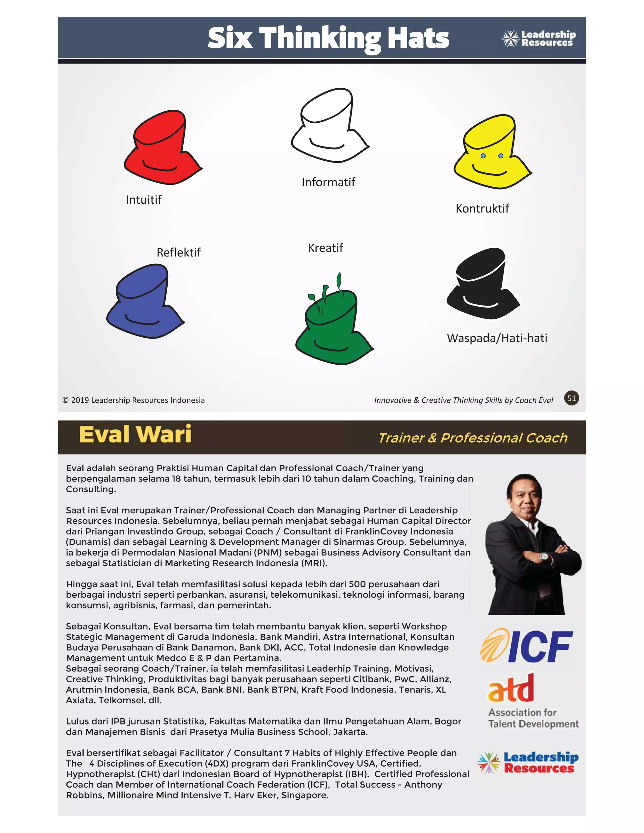 Innovative & Creative Thinking Skills by Coach Eval | PDF