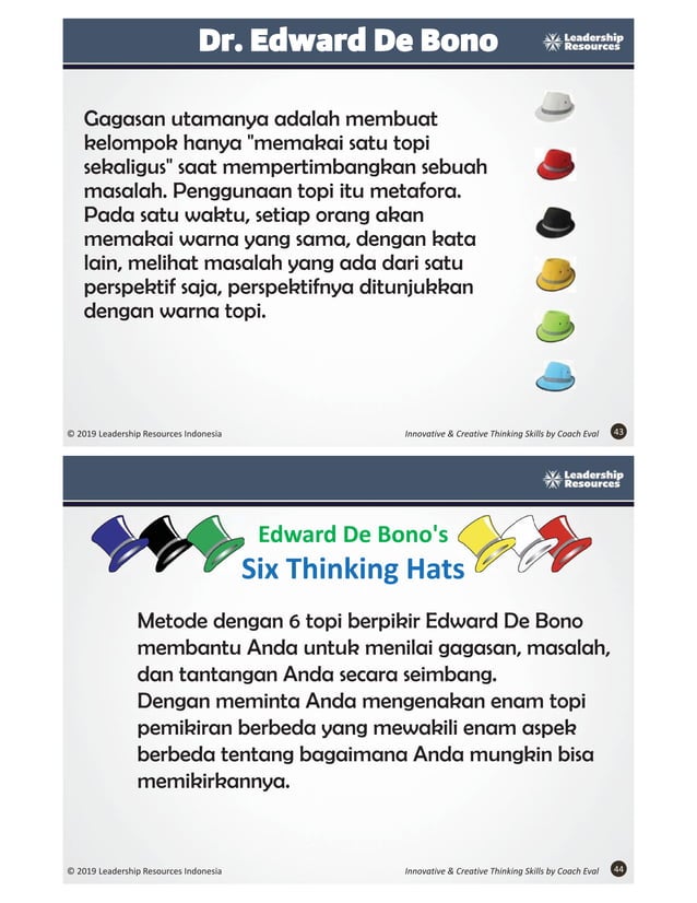 Innovative & Creative Thinking Skills by Coach Eval | PDF