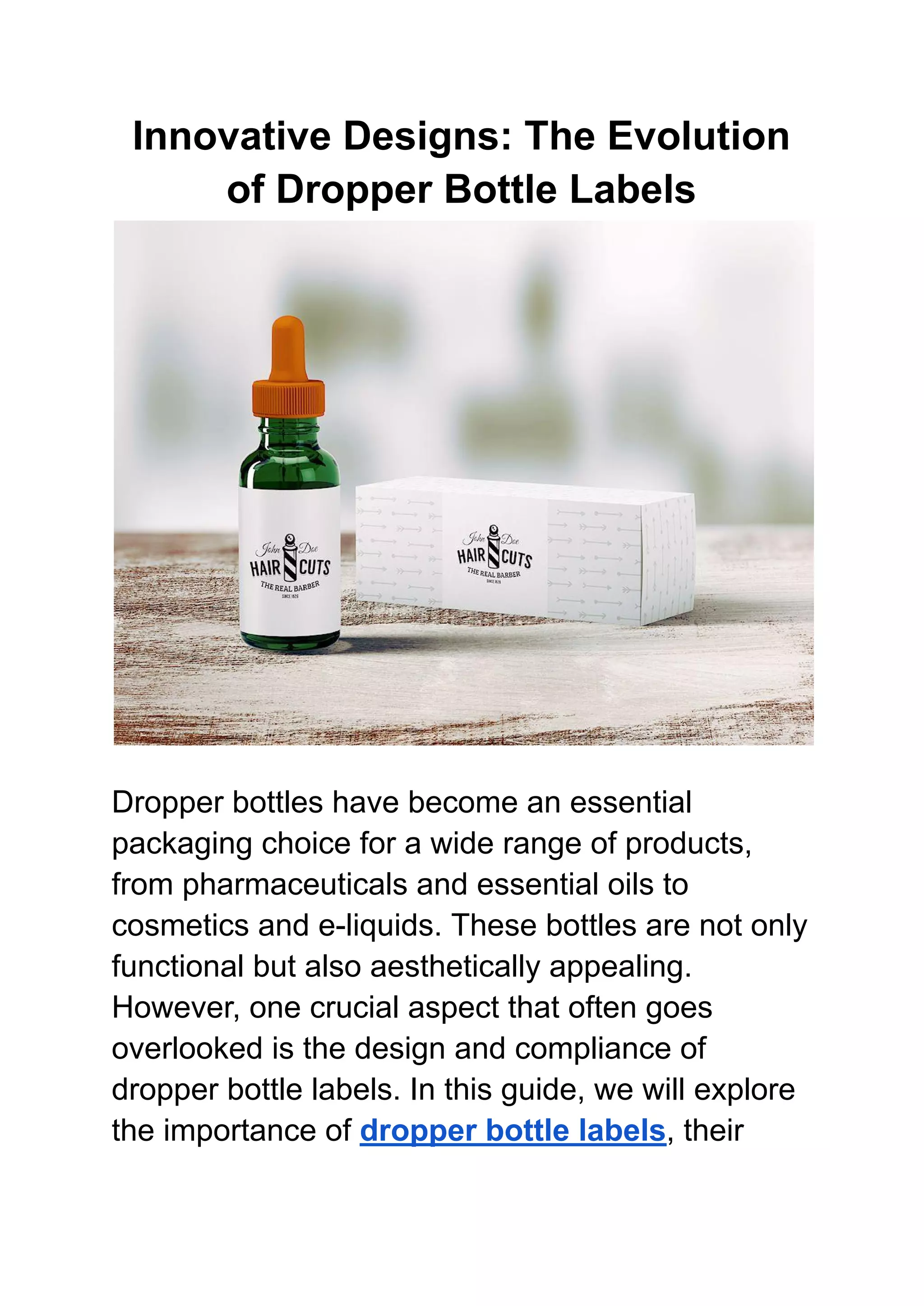 Innovative Designs_ The Evolution of Dropper Bottle Labels.pdf