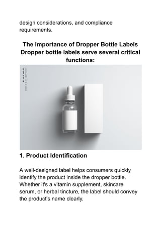 Innovative Designs_ The Evolution of Dropper Bottle Labels.pdf