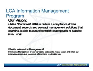 Innovative_ecm_with_sharepoint_2010 | PPT