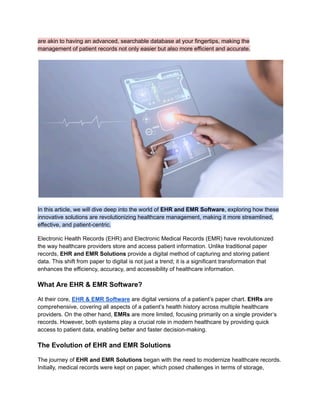 Innovative EHR and EMR Solutions_ Transforming Healthcare Management.pdf