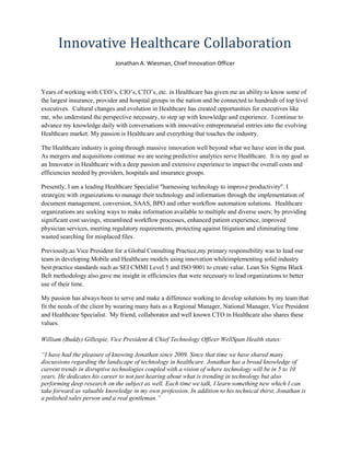 Innovative healthcare collaboration | PDF