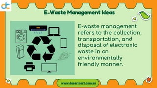 Innovative ideas for e-waste management.pptx