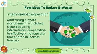 Innovative ideas for e-waste management.pptx