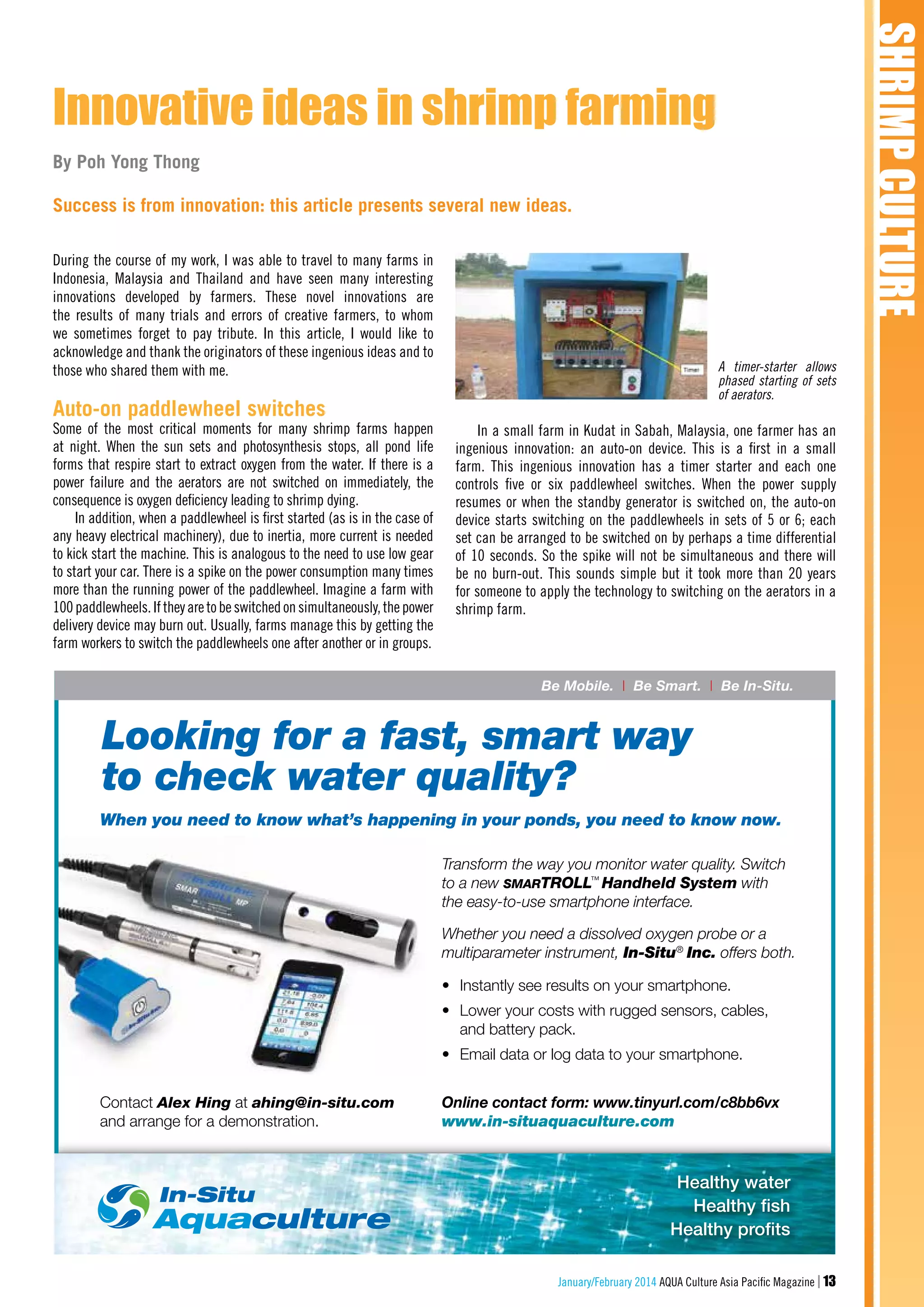 Innovative ideas in shrimp farming | PDF