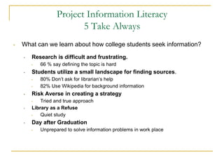 Innovative information literacy & learning the good | PPT