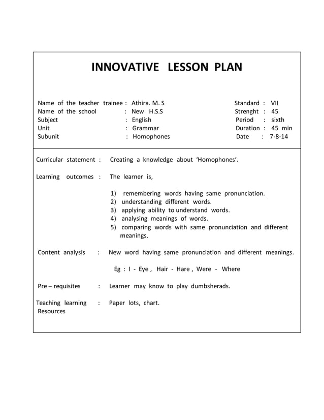 innovative-lesson-plan