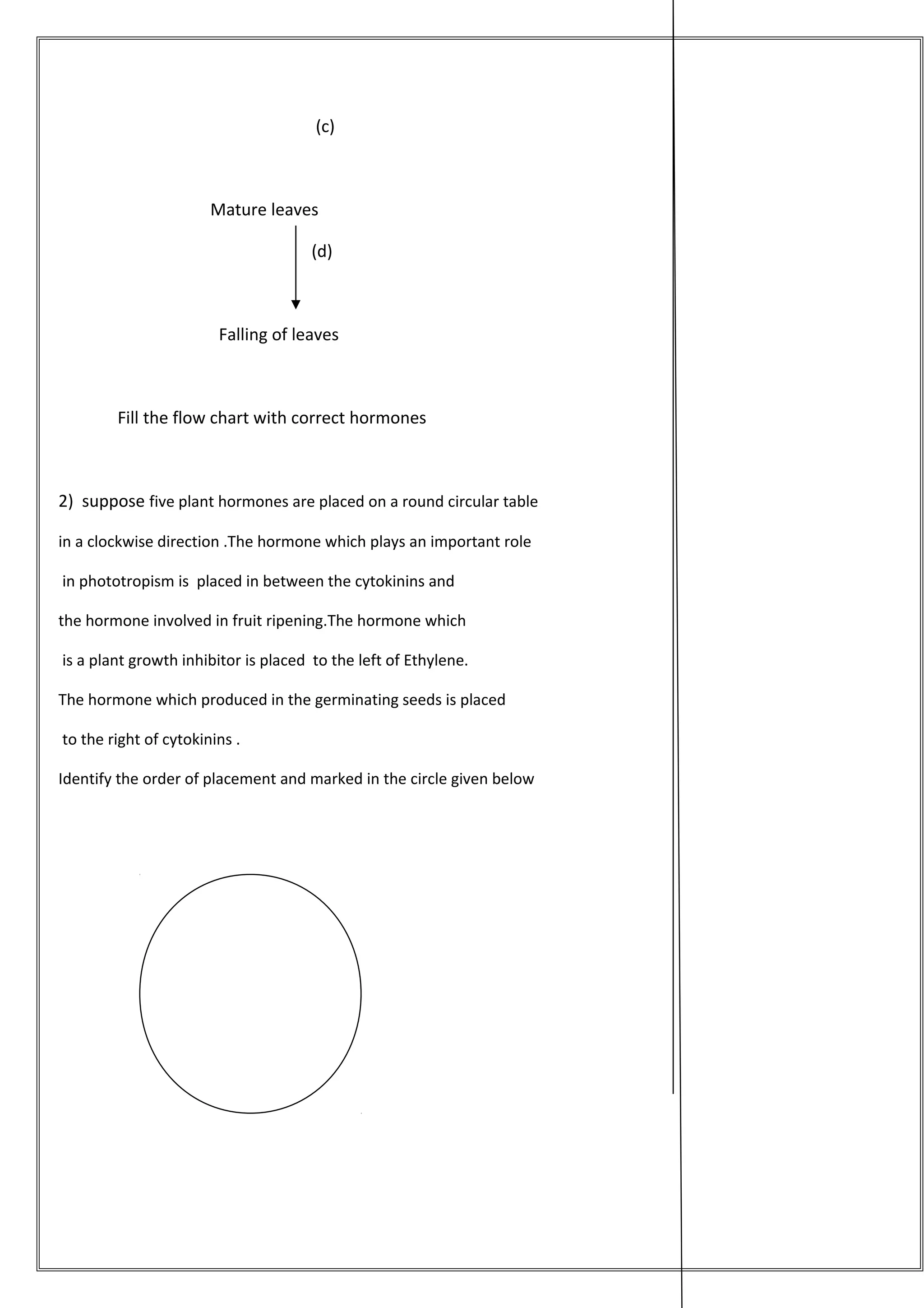Innovative lesson plan -a card play on plant hormones | DOC