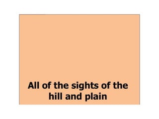 Picturisation of the poem From A Railway Carriage | PPT