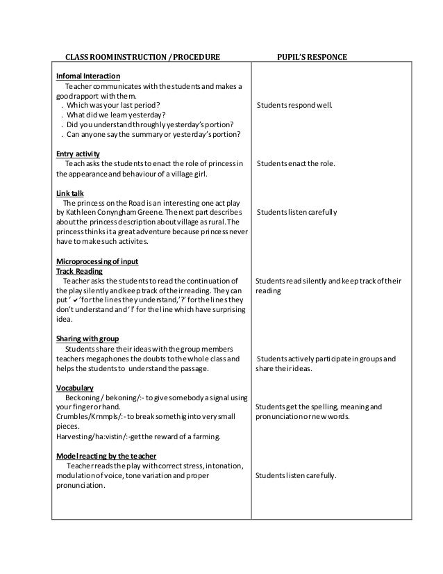 Innovative Lesson Plan Innovative Lesson Plan