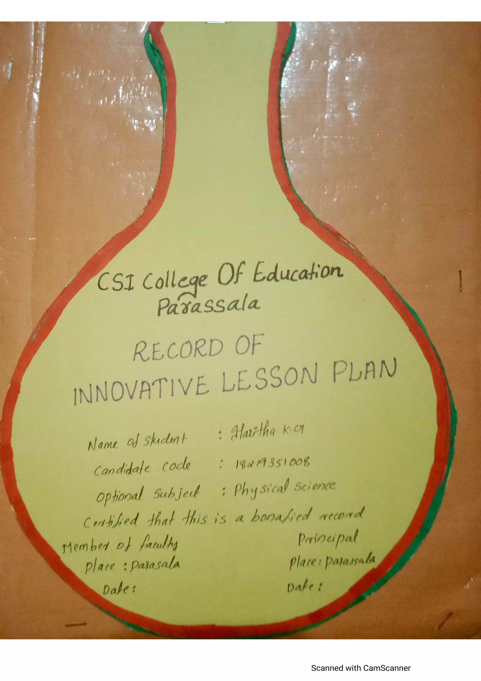 Innovative lesson plan | PDF