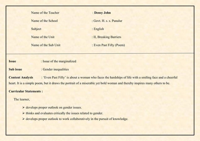 Innovative lesson plan densy john | PPT