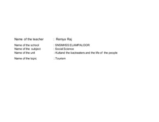 Innovative lesson plan remya | PPT