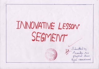 Innovative Lesson Segment | PDF