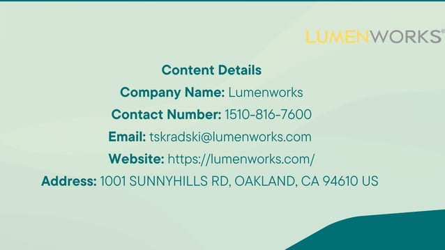 Innovative lighting design firm | PPT