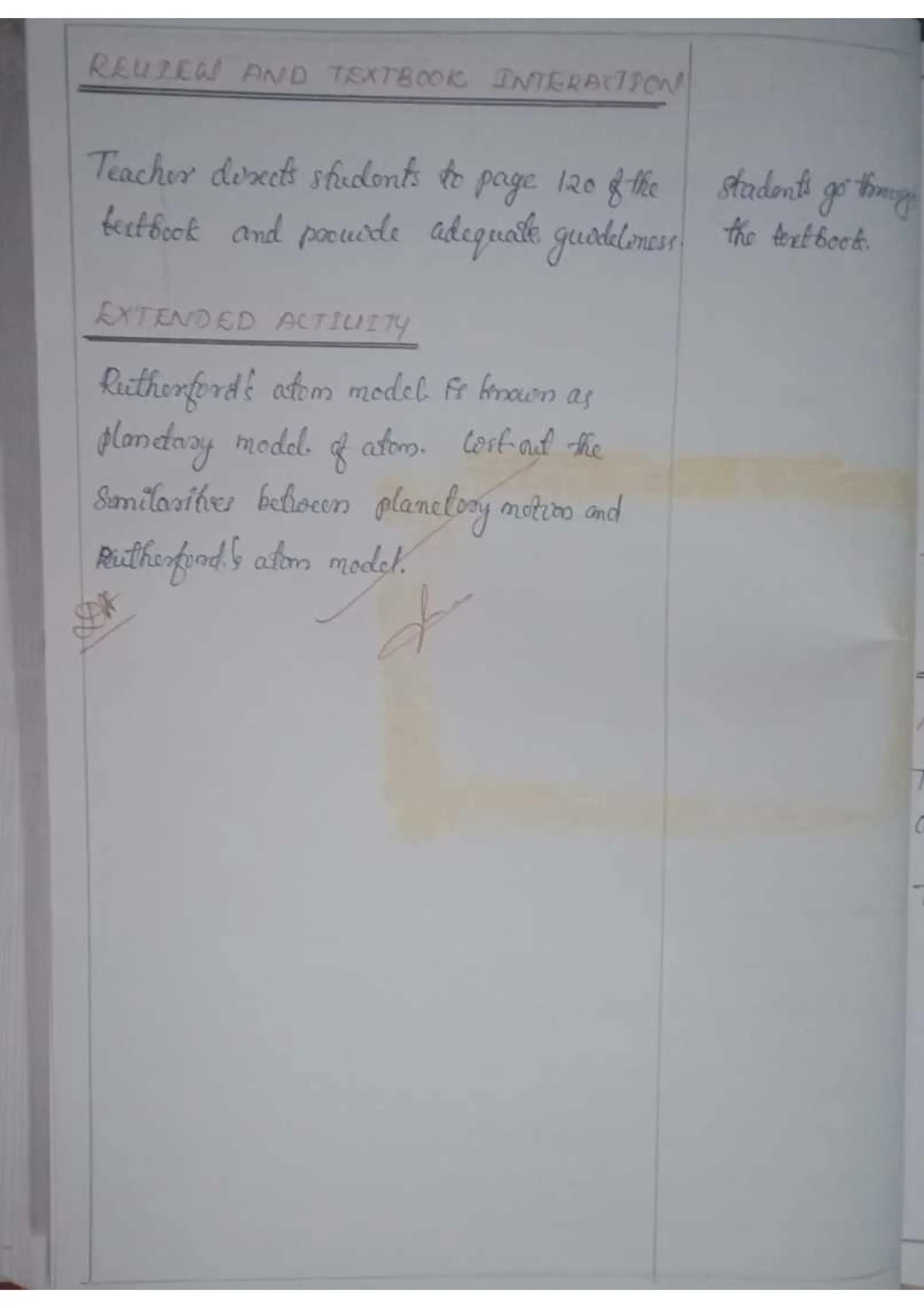 Innovative lesson plan- Gold foil experiment | PDF