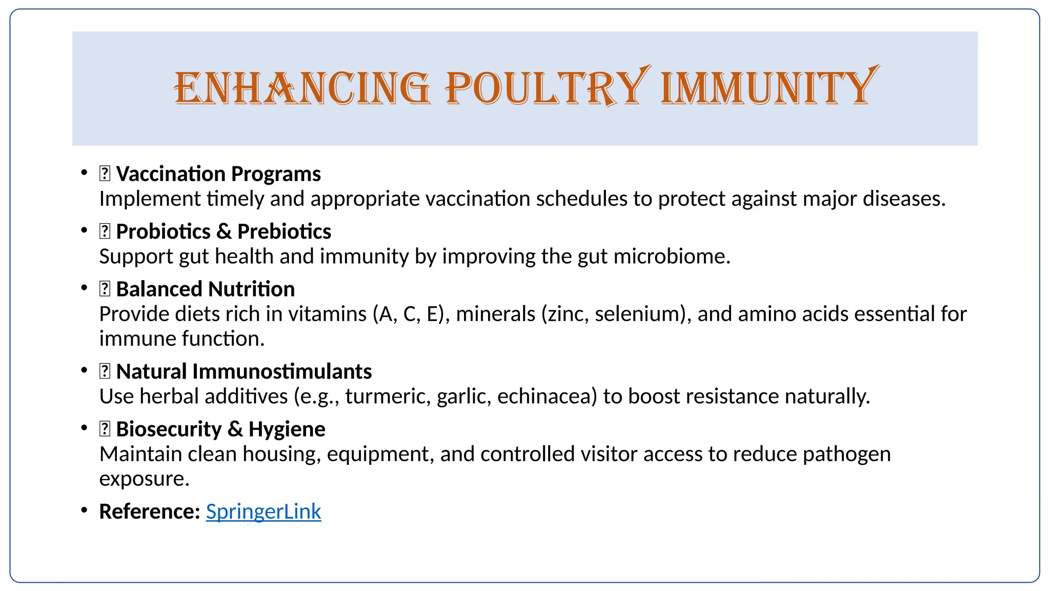 Innovative management practices for sustainable poultry production to ...