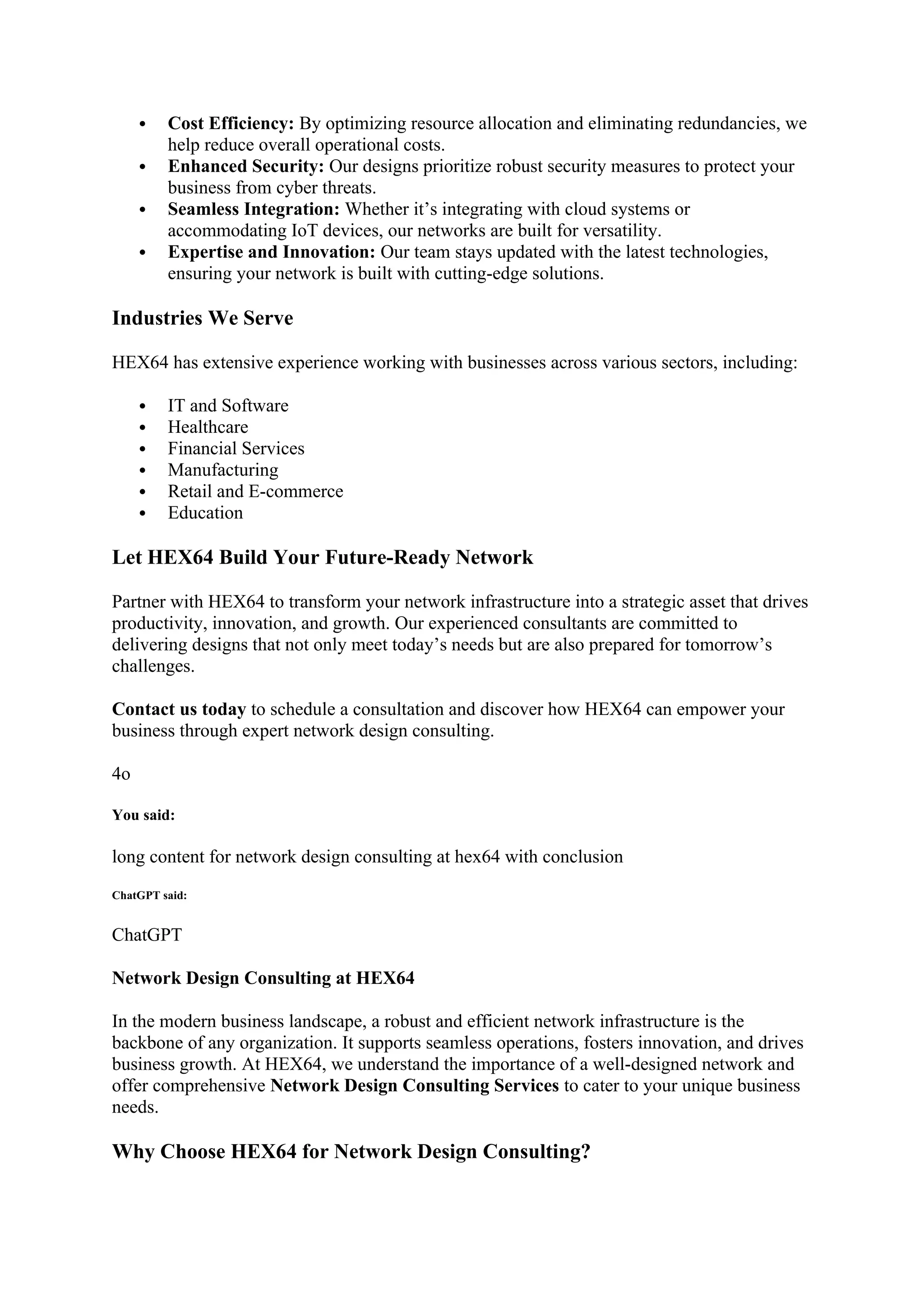 Innovative Network Infrastructure Design Consulting Pdf