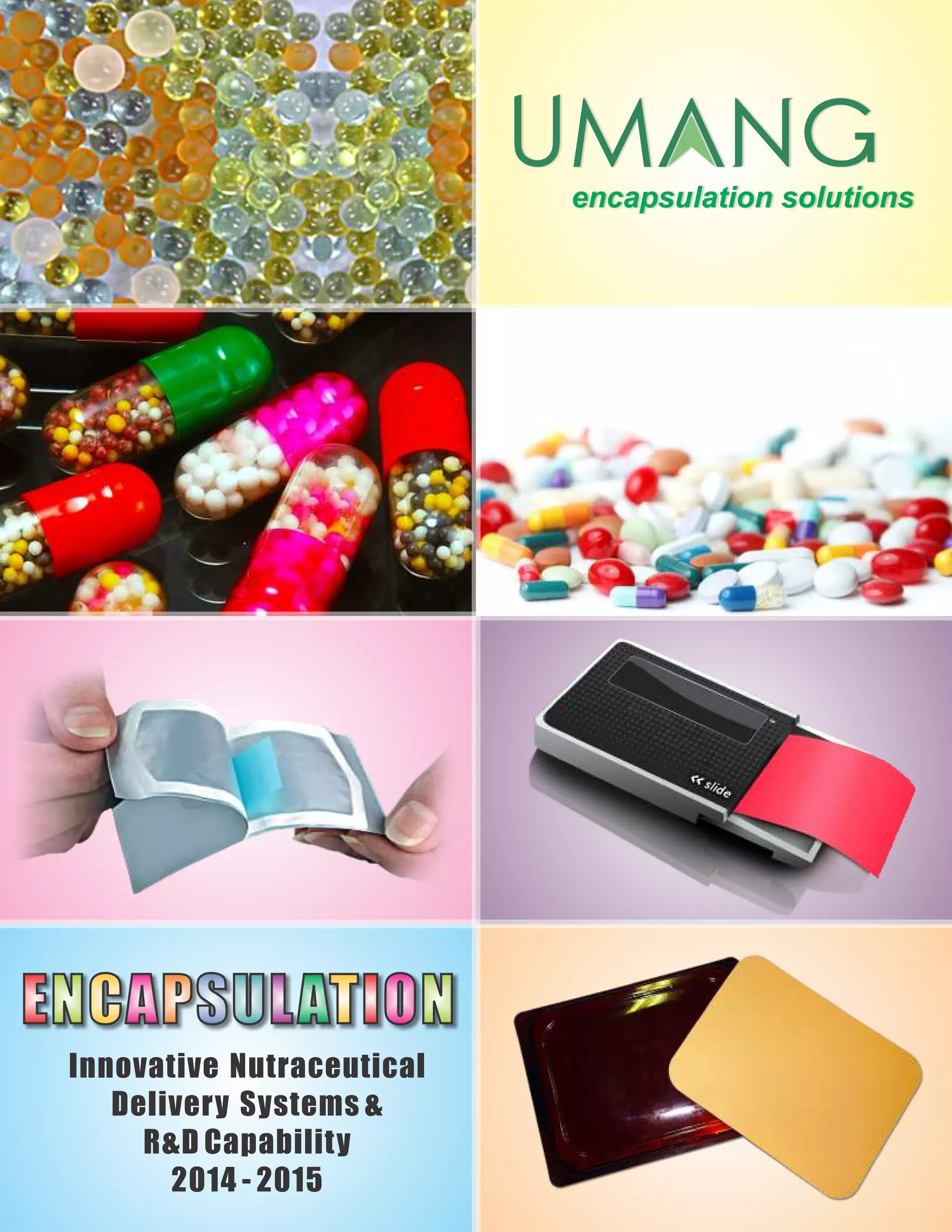 Innovative nutraceutical delivery systems & r&d capability 2014 2015 | PDF