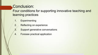 Innovative practice and teaching | PDF