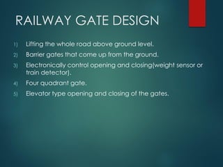 Innovative railway crossing gate | PDF | Rail Travel | Travel Type