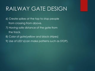 Innovative railway crossing gate | PDF | Rail Travel | Travel Type