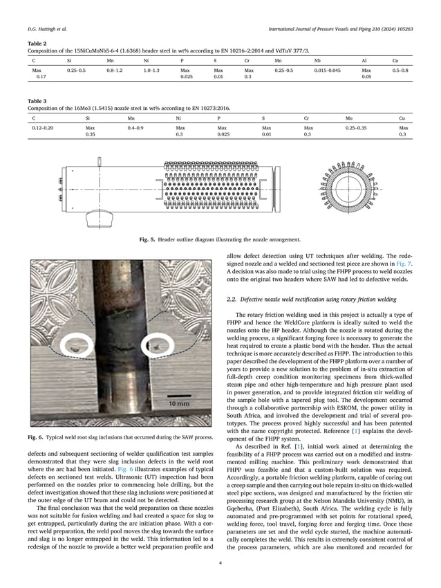 Innovative rotary friction welding of heat exchanger tube nozzles on ...