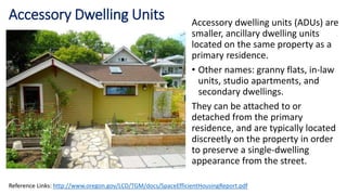 Innovative, smaller, space efficient housing types | PPTX