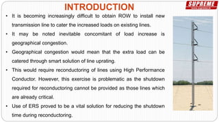 Innovative solution for line uprating | PPTX