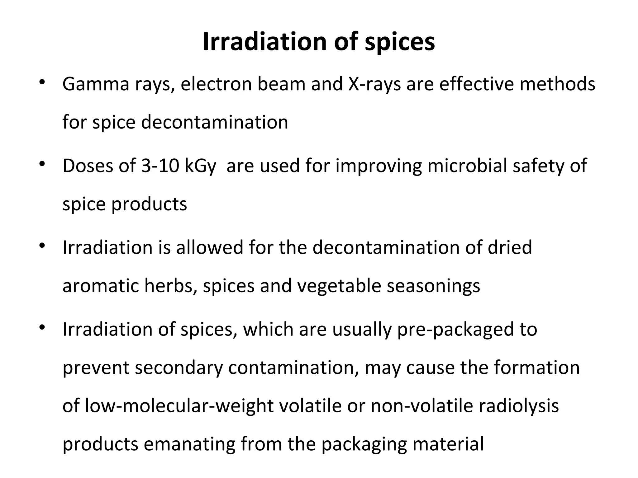 Advances in spice processing | PPT