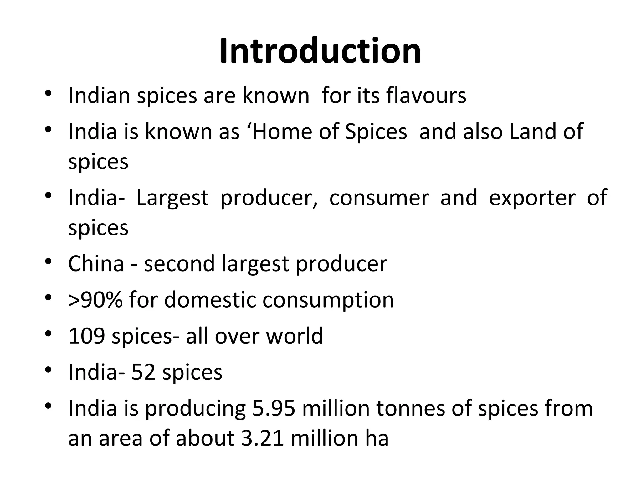 Advances in spice processing | PPT