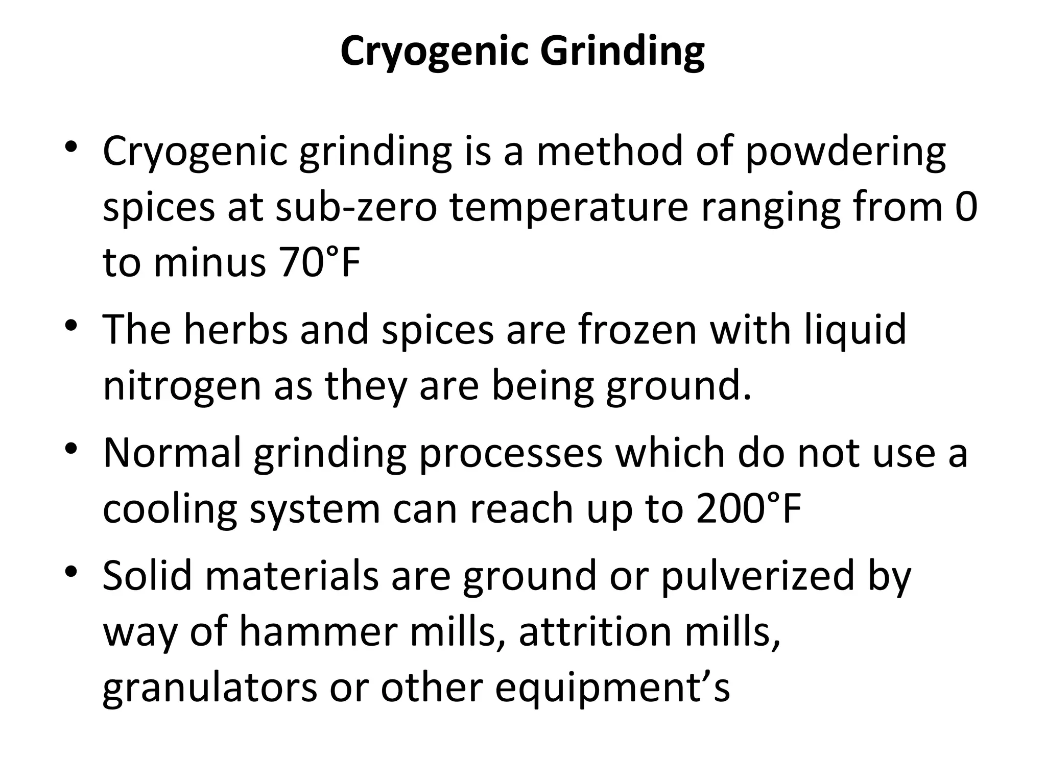 Advances in spice processing | PPT