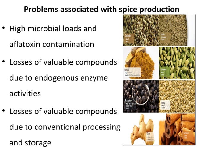 Advances in spice processing | PPT | Indoor Environmental Quality ...