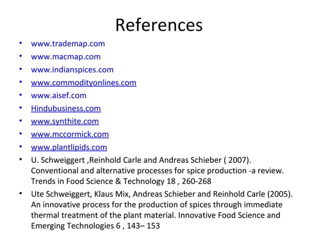 Advances in spice processing | PPT | Indoor Environmental Quality | Home & Garden