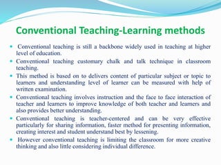 Innovative teaching learninig methods | PPTX
