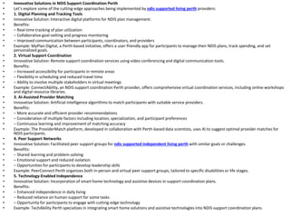 Innovative Support Coordination Solutions by NDIS Providers in Perth.pptx