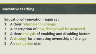 Innovative teaching | PPTX