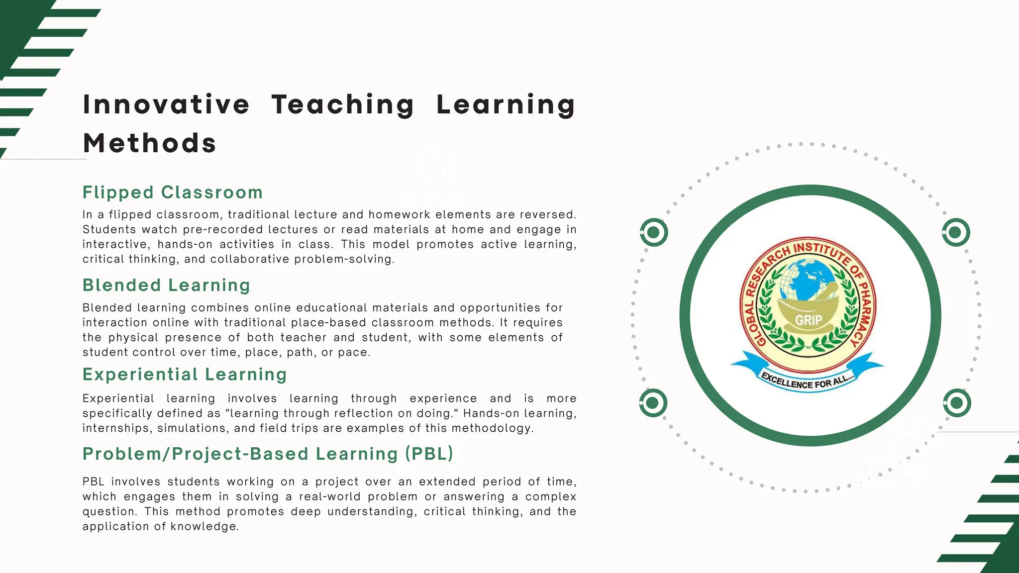 Innovative Teaching Learning Methodologies | PPT
