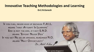 Innovative Teaching Methodologies - 30 types of teaching methodologies ...