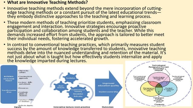 Innovative Teaching Methodologies - 30 types of teaching methodologies ...