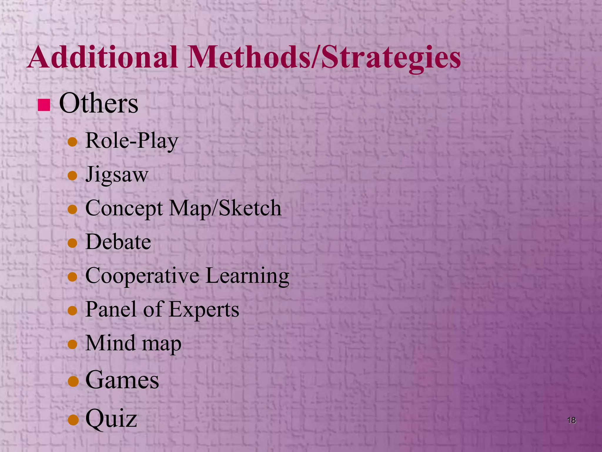 Innovative teaching methods & strategies | PPT