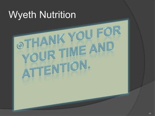 why Wyeth Nutrition has edge on other brands? | PPT