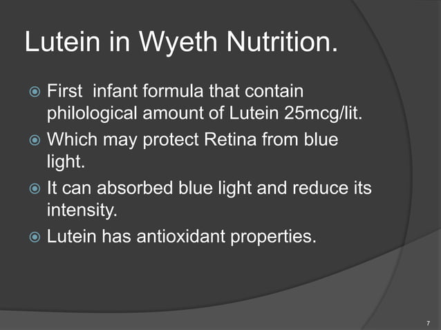 why Wyeth Nutrition has edge on other brands? | PPT