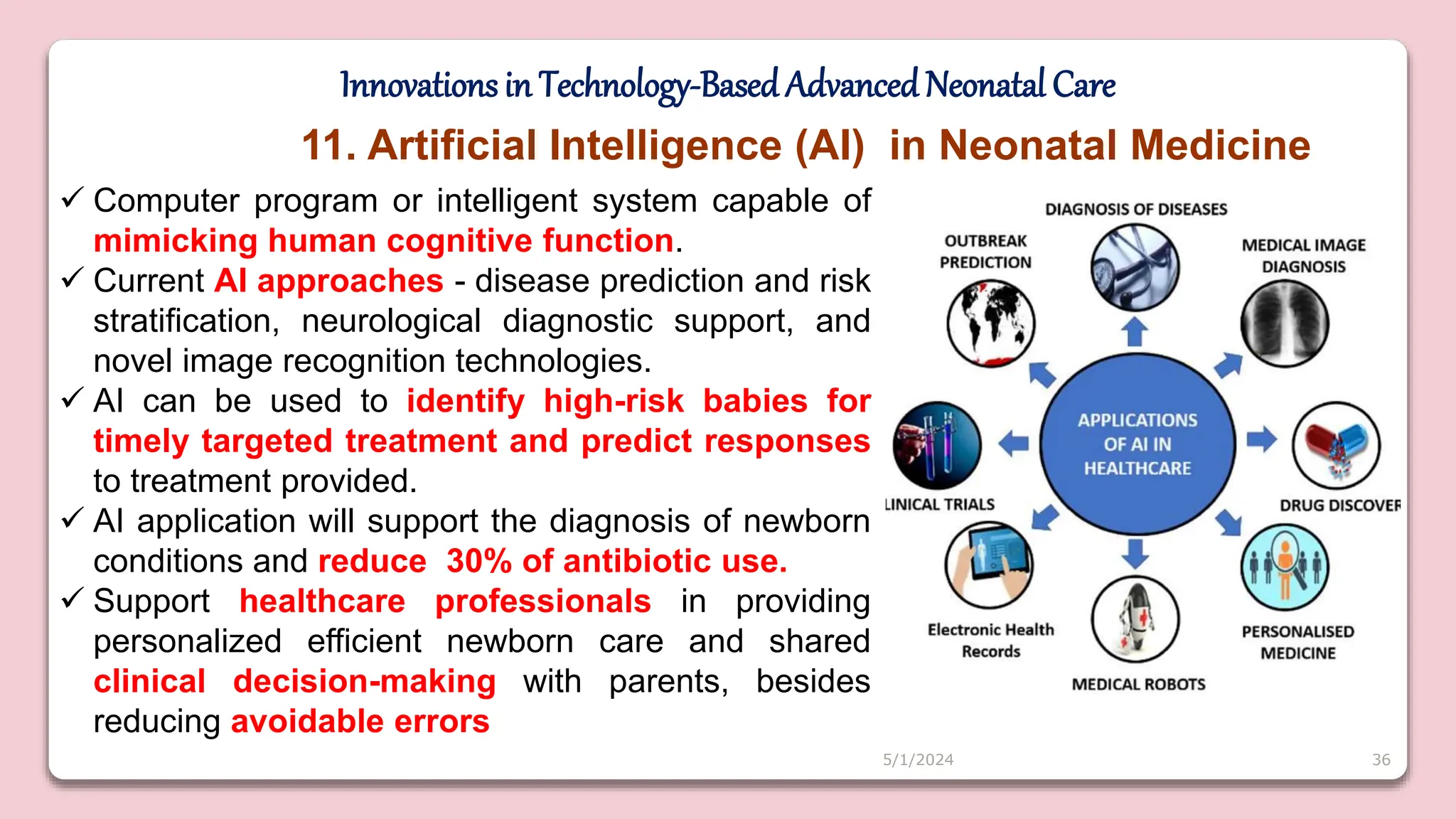 Innovative technology in advanced neonatal care | PPTX