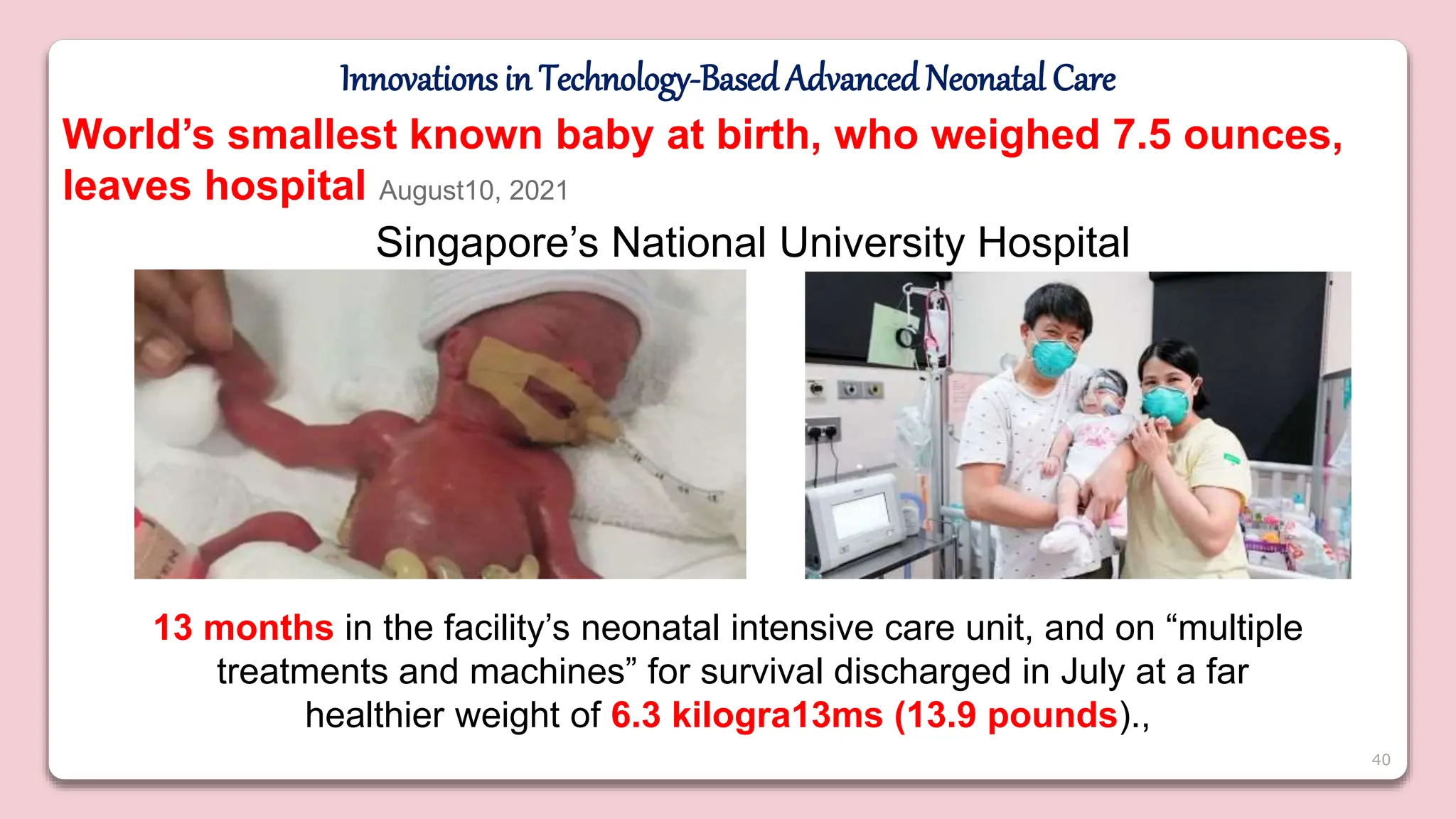 Innovative technology in advanced neonatal care | PPTX