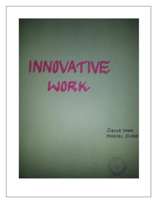 Innovative work | DOCX